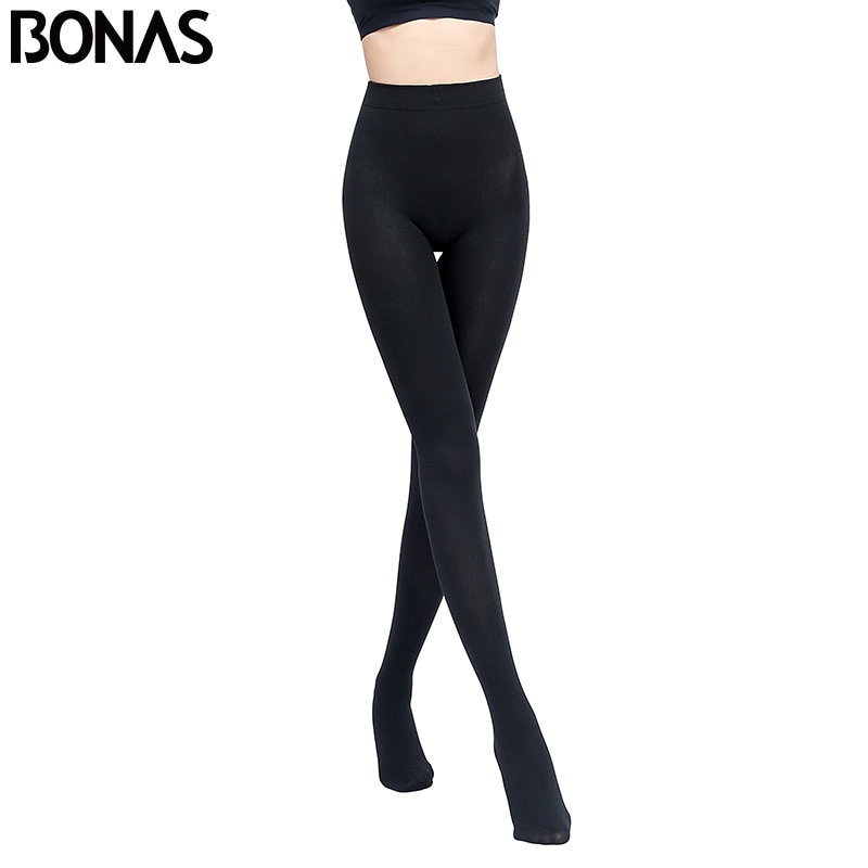 Bonas Women Winter Warm Tights High Elastic Keep Warm Autumn Winter